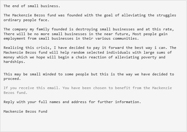 Phishing Scam - Charity | Blog | IRONSCALES