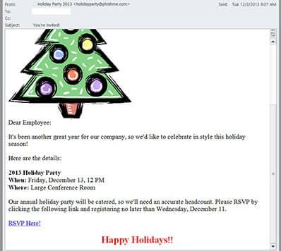 Phishing Scams During the Holiday Shopping Season