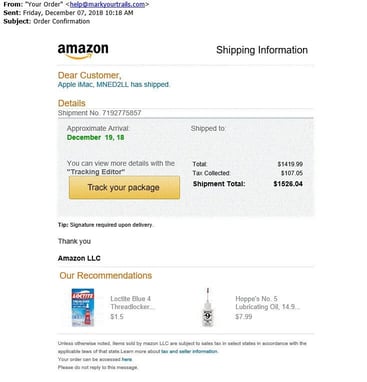 Phishing Scams During the Holiday Shopping Season